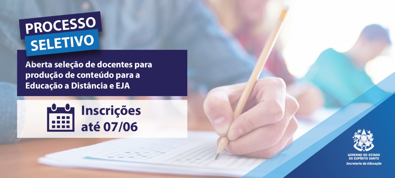 SEDU - Sedu seleciona docentes para atuarem na produção de conteúdo ...