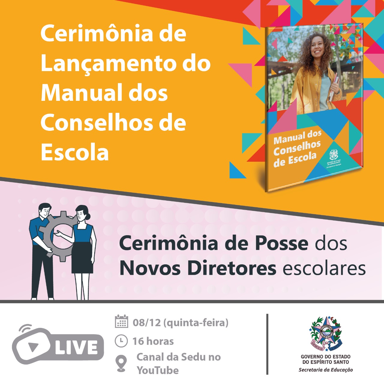 SEDU - Sedu realiza Cerimônia de Posse dos novos Diretores Escolares e ...