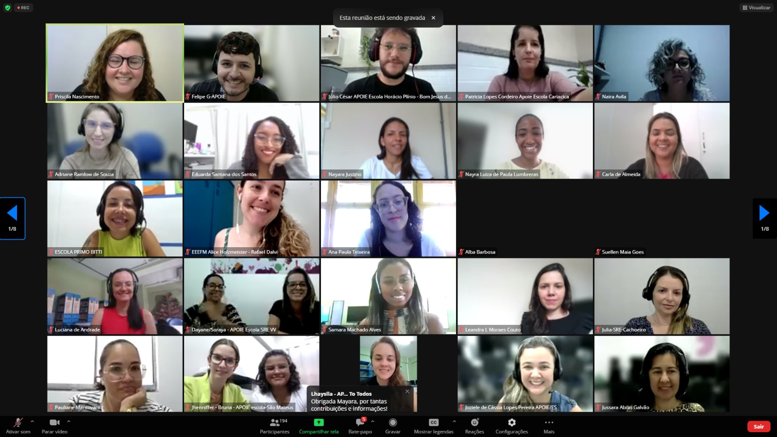 SEDU - Sedu realiza ‘I Ciclo Formativo da Apoie e Políticas Educacionais’